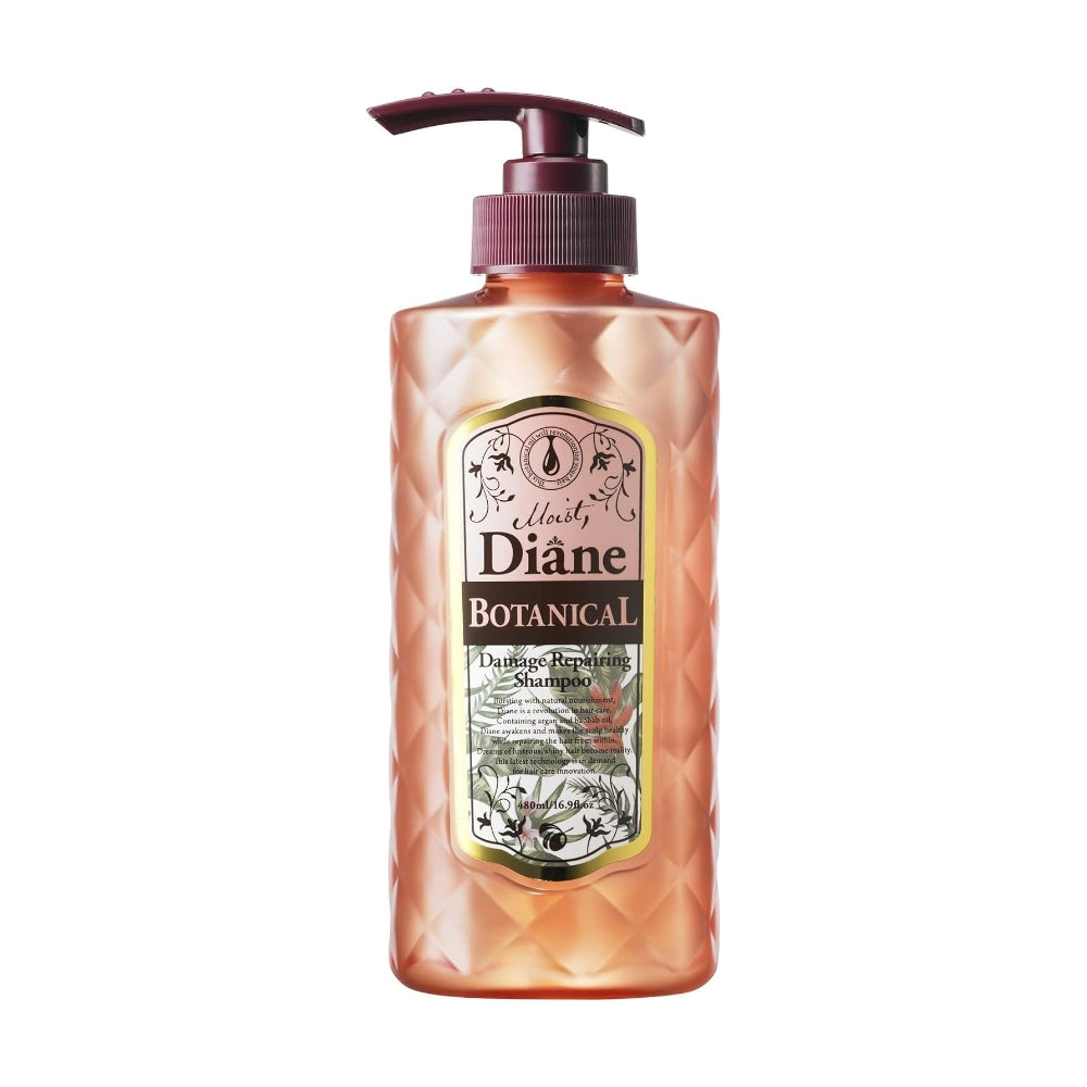 Moist Diane Botanical Damage Repairing Shampoo (480ml) - Exp 05/30 | Pupsik Singapore