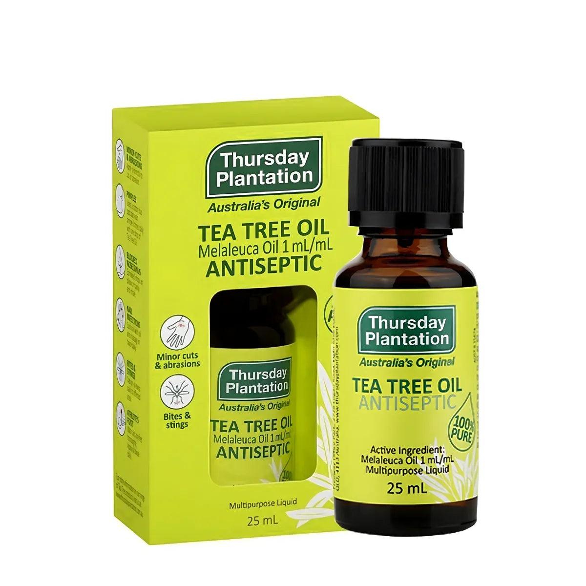 Thursday Plantation 100% Pure Tea Tree Oil, 25ml (Exp 06/29) | Pupsik ...