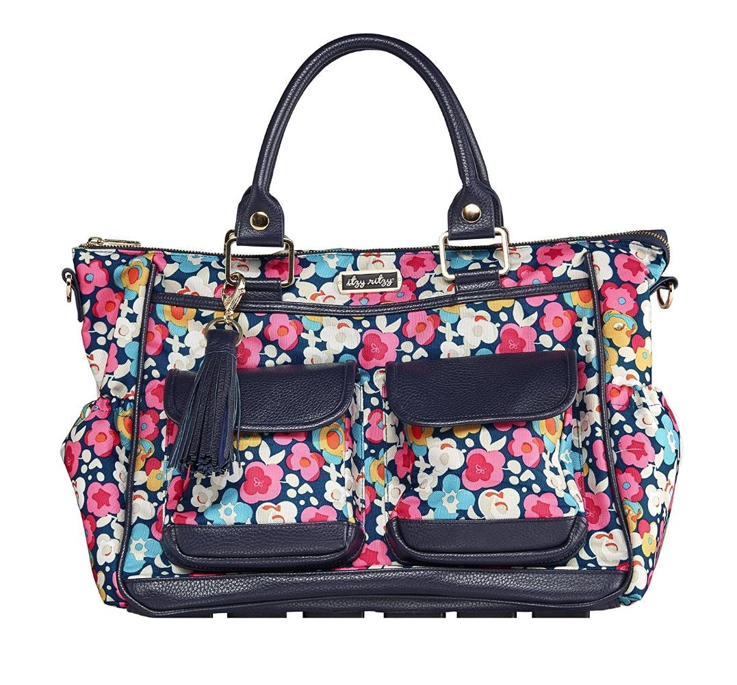 Itzy Ritzy Triple Threat Convertible Diaper Bag - Posy Pop | Pupsik ...