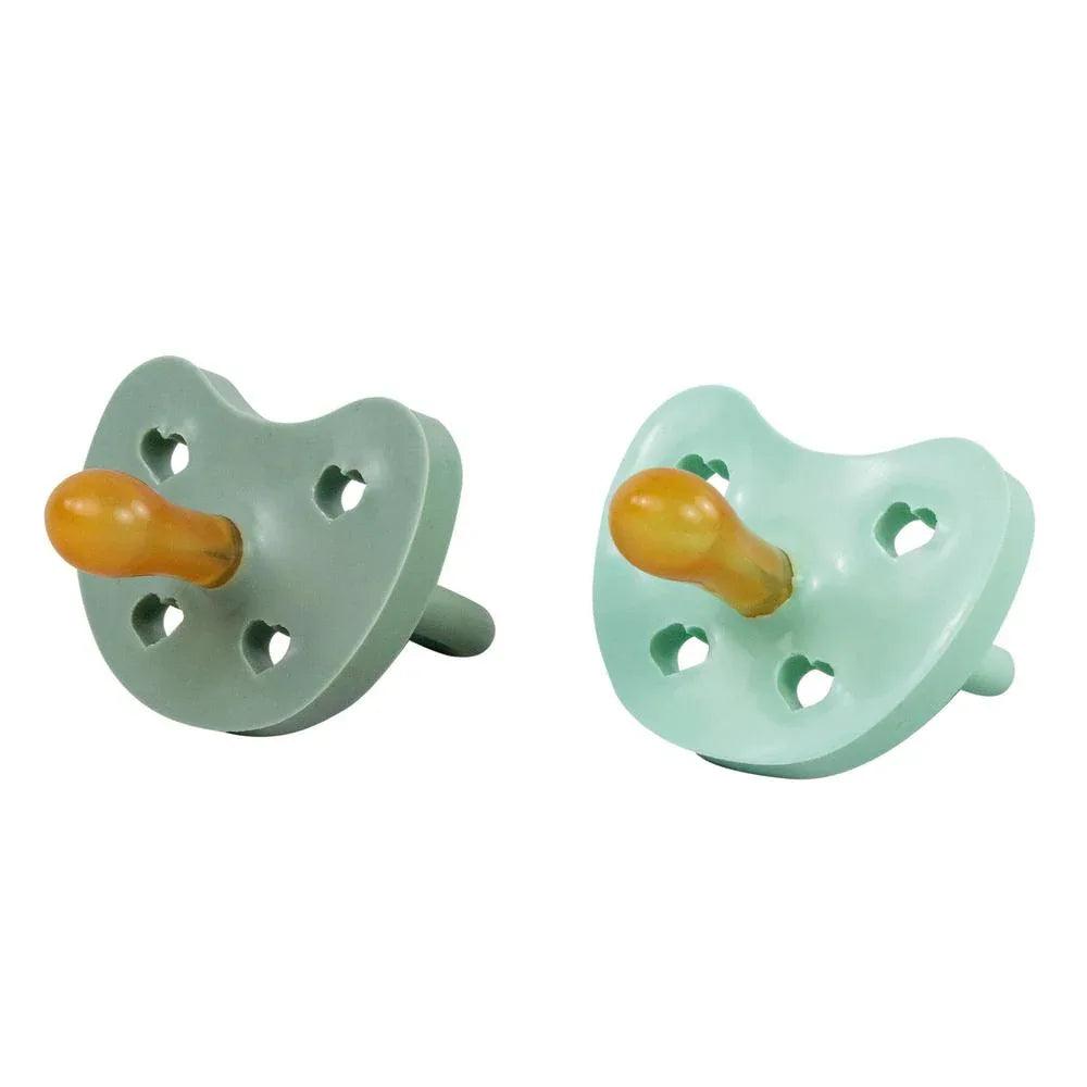 Bebe Au Lait Natural Rubber Pacifiers 2pk, 0-3M, (4 Colours) | Pupsik ...