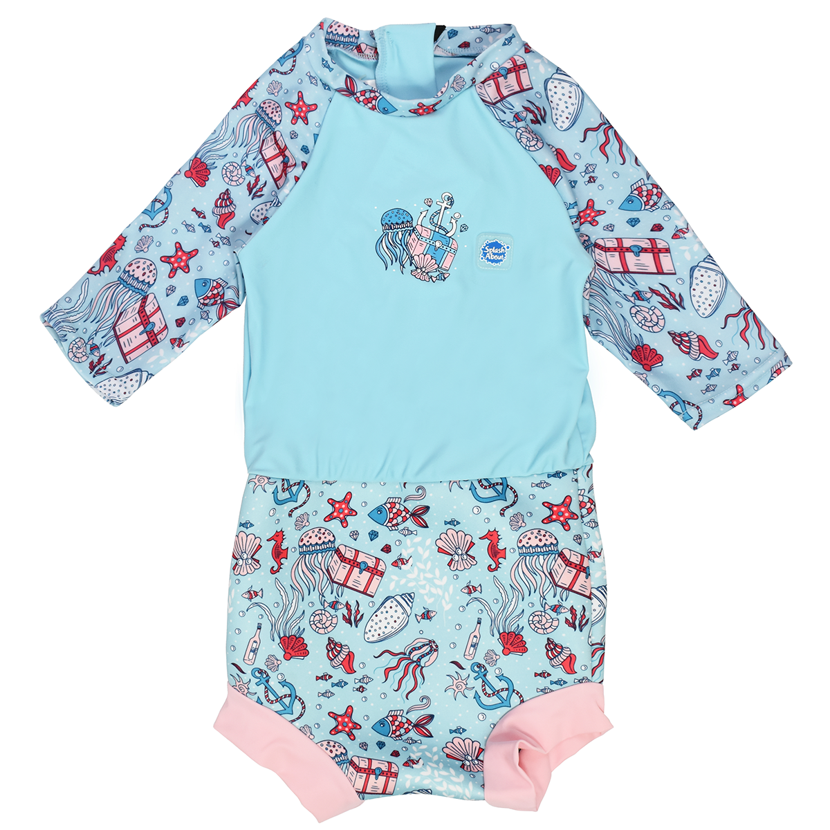 Splash About Happy Nappy Sunsuit - Hidden Treasure | Pupsik Singapore