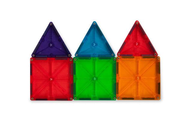 Magna-Tiles Clear Colors 100 Piece Set | Pupsik Singapore