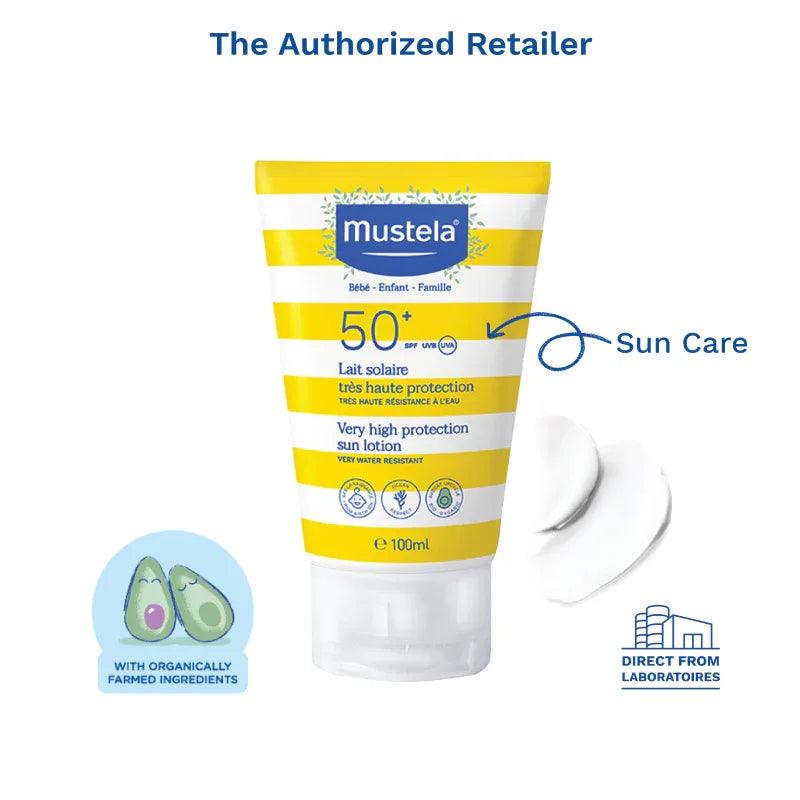 Mustela SPF 50 Sun Protection Baby Sunscreen Lotion, 100ml - exp 09/27 ...