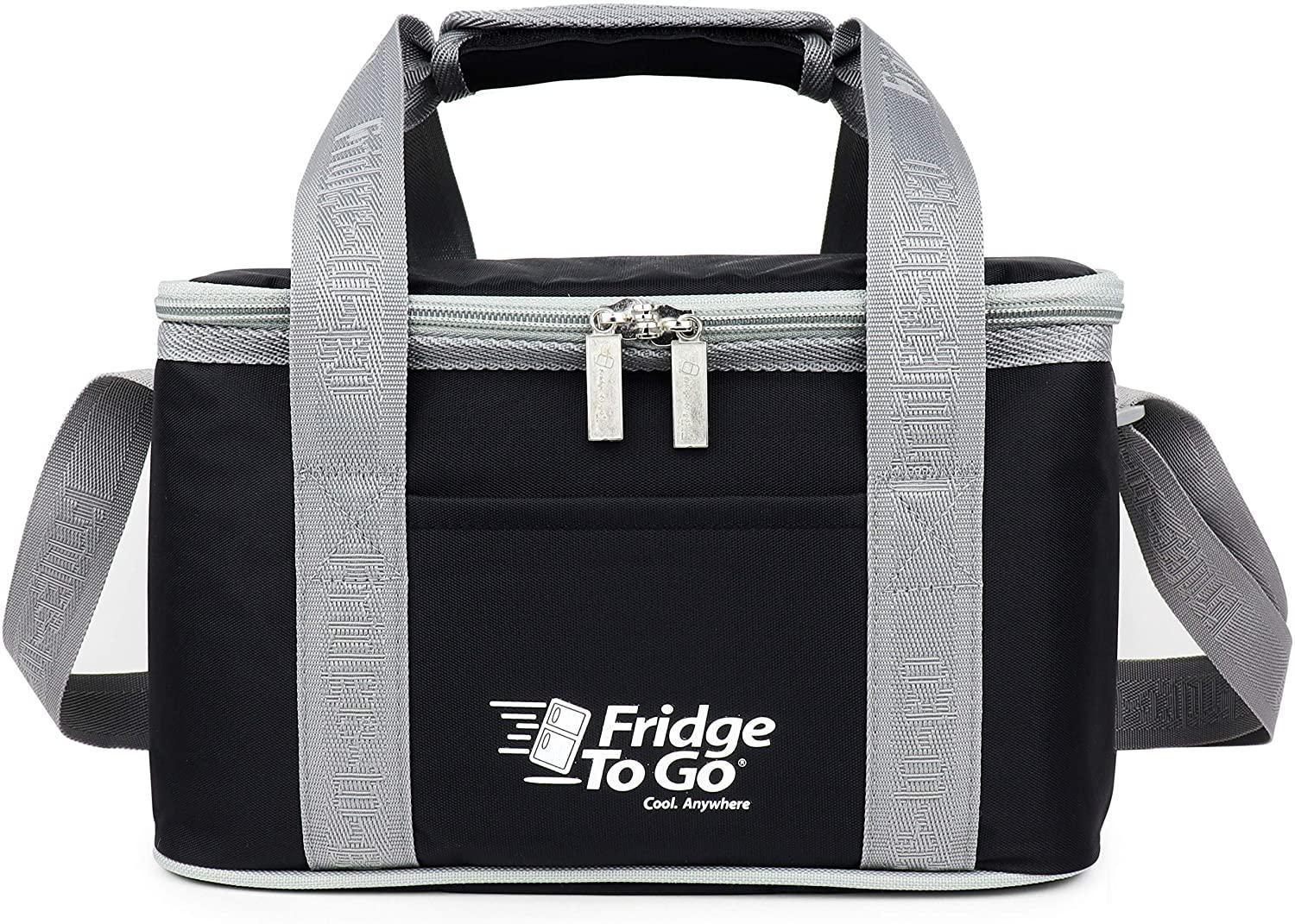 Fridge-To-Go Victoria SB Cooler Bag - Black (8 Panels) | Pupsik Singapore